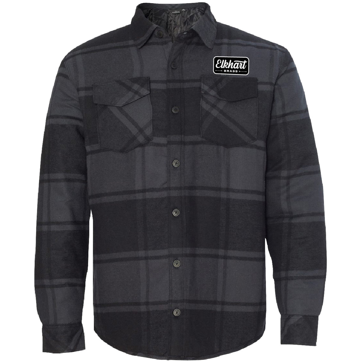 Elkhart Brass Patch Flannel Jacket